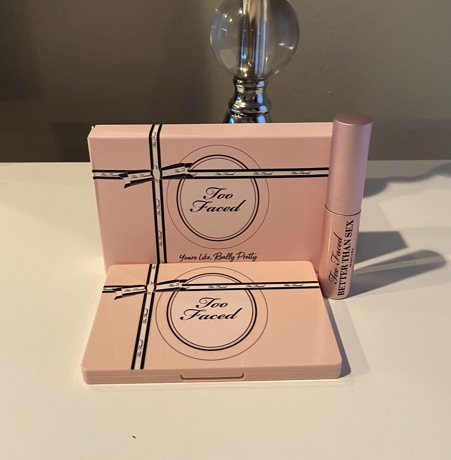Too Faced Double Sided Pink Compact Mirror for sale online | eBay