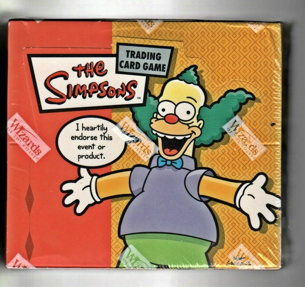 Simpsons Trading Card Game Booster Box. Wizards of The Coast. Is for ...