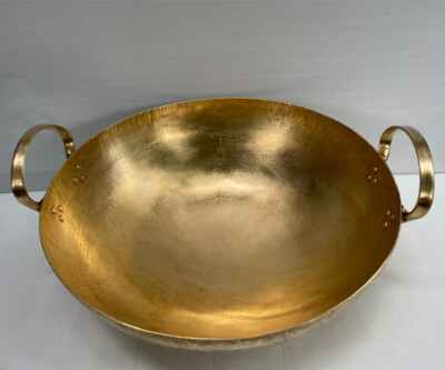 Thai Traditional Wok Brass Pan Home Cooking Food & Dessert Katathong ...