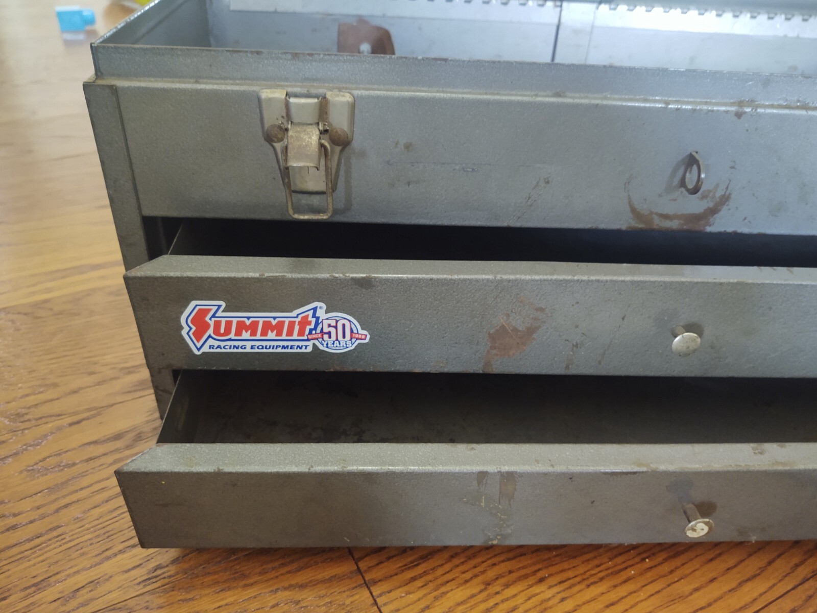 Vintage Craftsman Tool Box Crown Top Logo 2 Drawers 65334 Ratchet ...