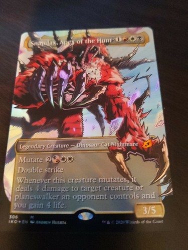 MTG Ikoria Snapdax, Apex Of The Hunt 306 Foil | eBay