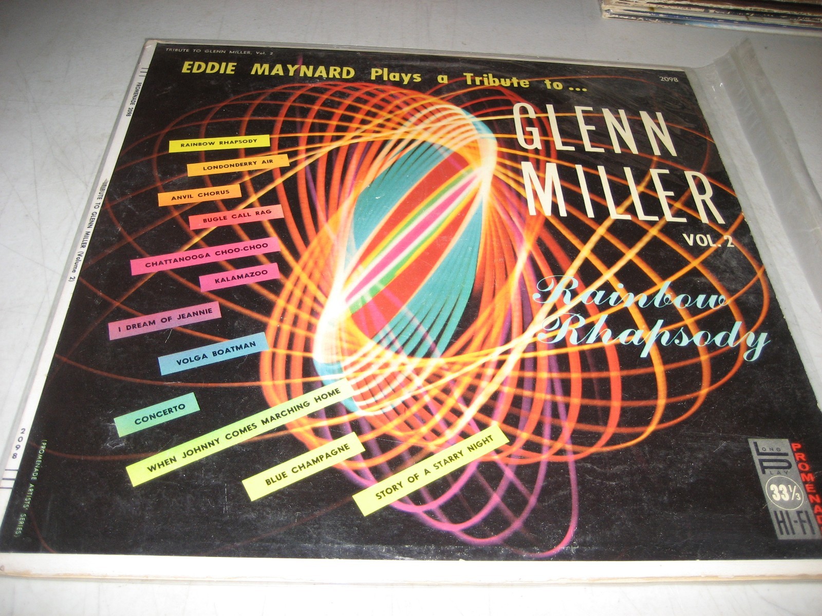EDDIE MAYNARD PLAYS TRIBUTE TO GLENN MILLER VOL 2 LP VG+ Promenade 2098 ...
