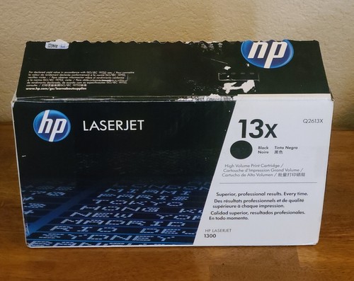 HP 13X Q2613X Black Toner Cartridge LaserJet Printer - Open Box Toner ...