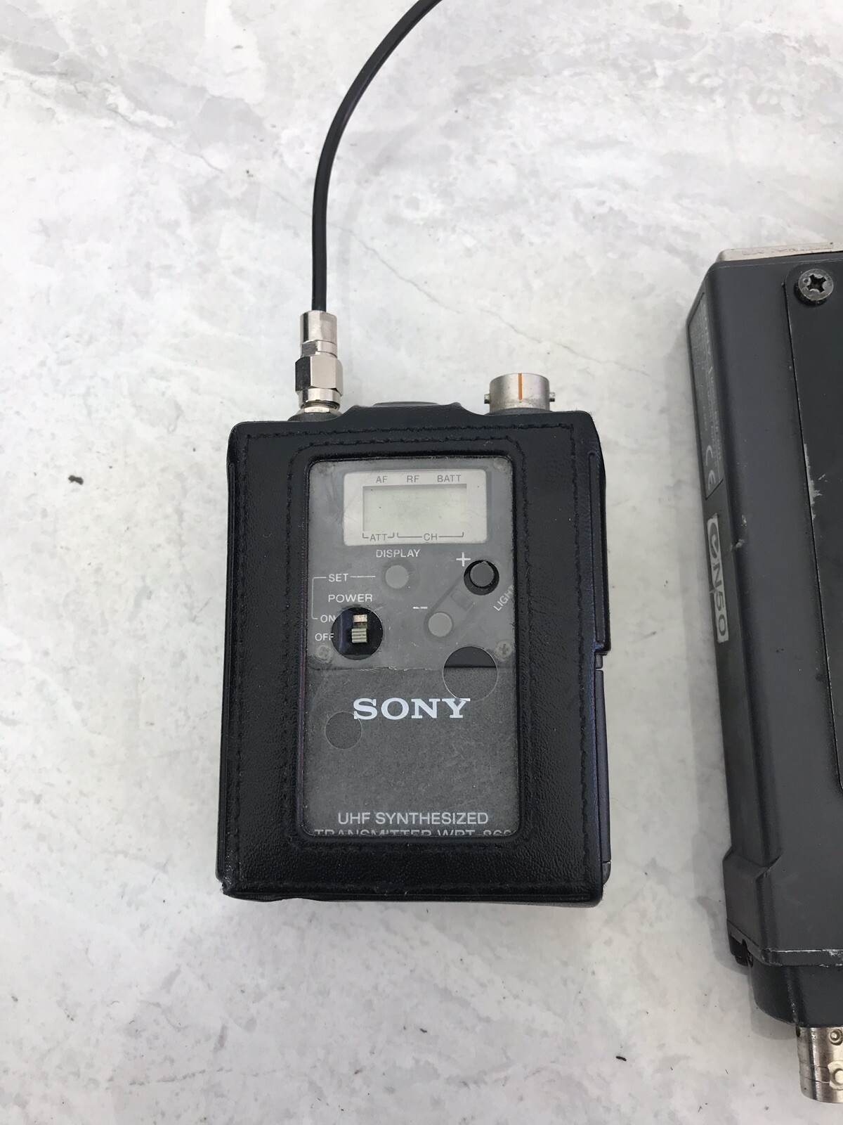 Sony UHF Synthesized WRR-855 Tuner Unit Plus WRT-860 Transmitter | eBay