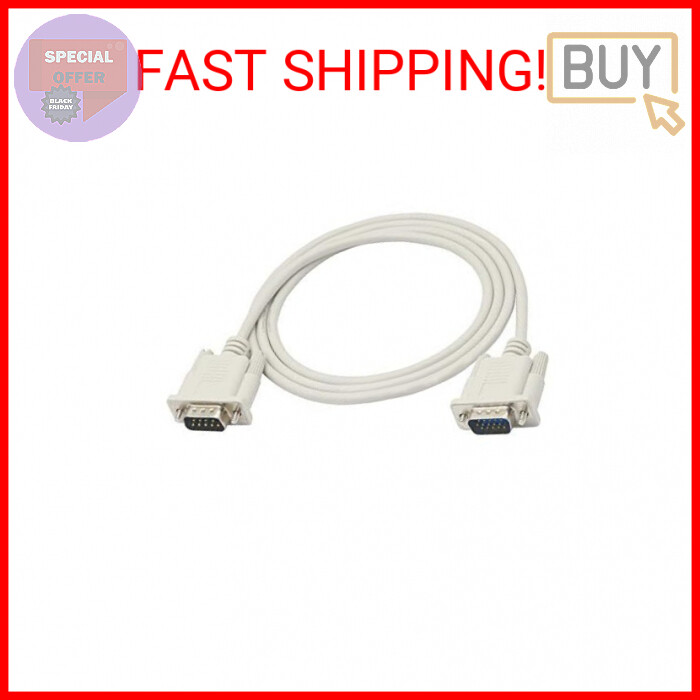 4.5 Feet DB 9 Pin Male to VGA 15 Pin Male Adapter Cable, RS232 to VGA Conversion | eBay