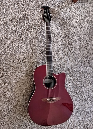 Ovation Celebrity Acoustic Electric Shallow Body Guitar Model # GC057 ...