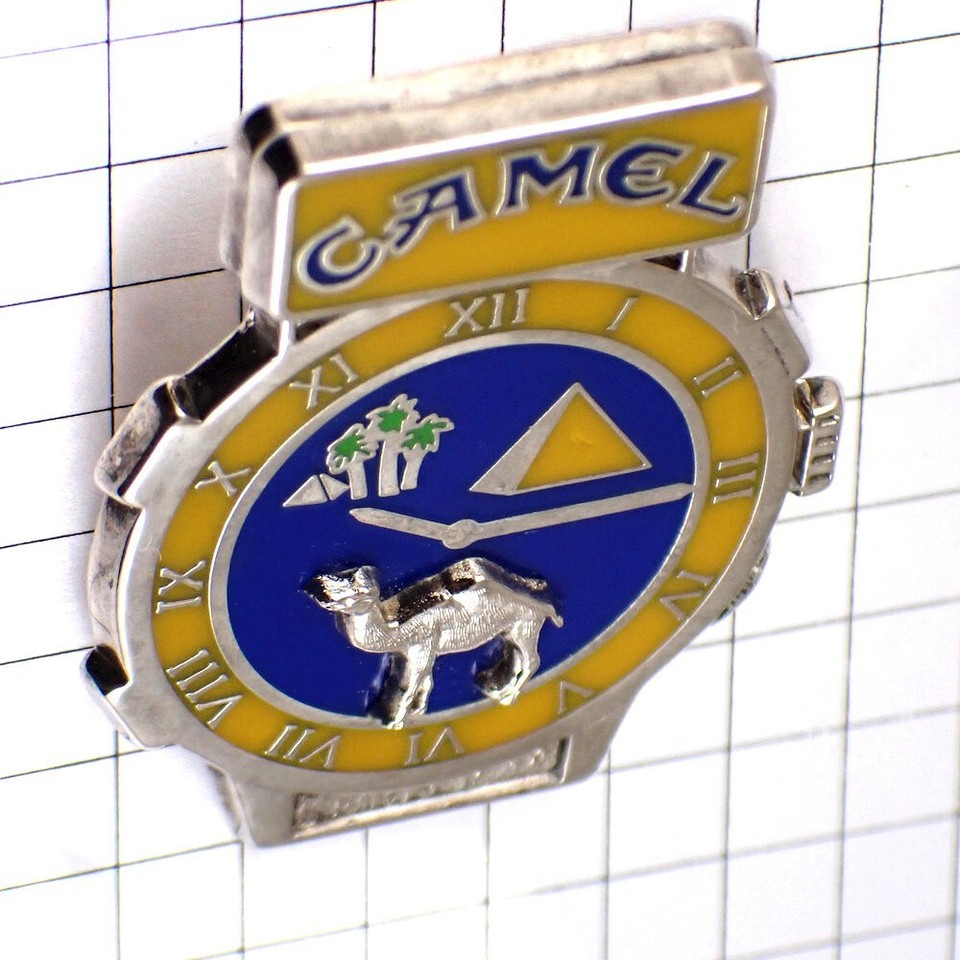 Pin Badge/Camel Cigarette Pyramid Watch Camel Camel Silver Silver CAMEL ...