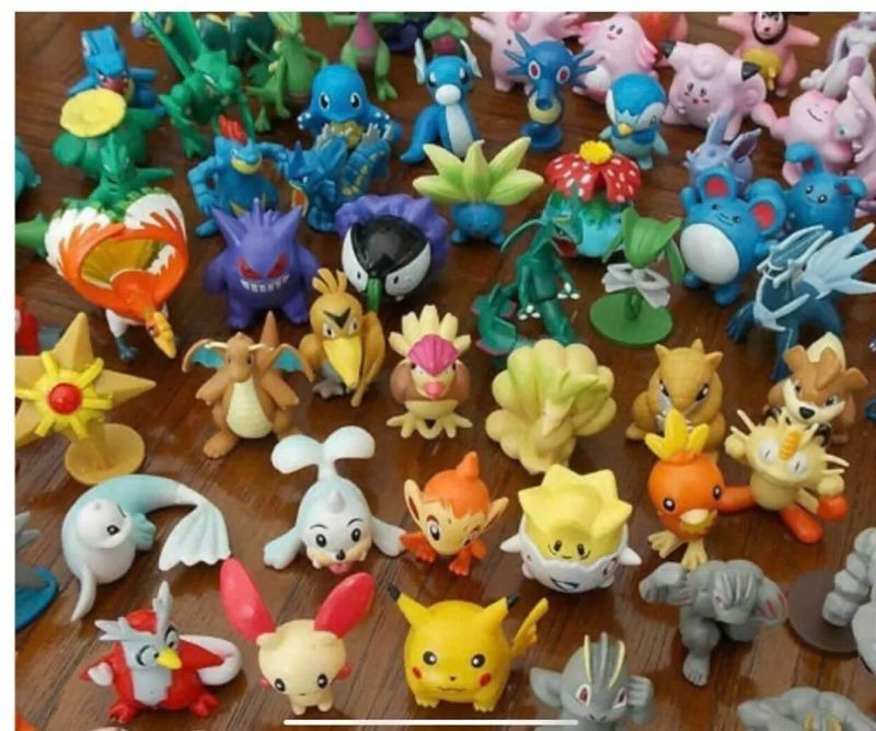 Brand New 144pc Pokémon Action Figures Bundle Set includes pikachu ...