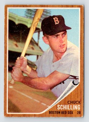 1962 Topps Card, #345 Chuck Schilling, Boston Red Sox, see Video | eBay