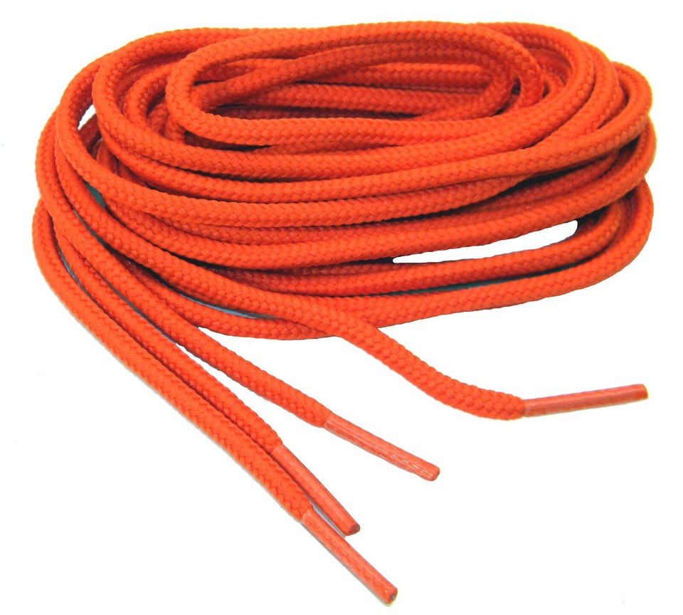 2 Pair Pack - 3mm round lightweight athletic tennis shoelaces shoe ...