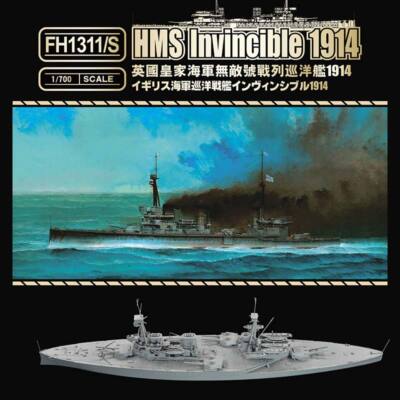 Flyhawk 1/700 HMS Invincible 1914 | eBay