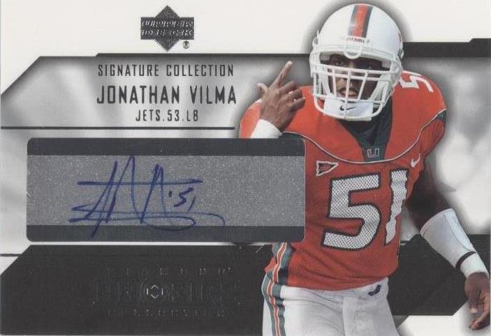 2004 Upper Deck Pro Sigs - Signature Collection Jonathan Vilma #SC-JV ...