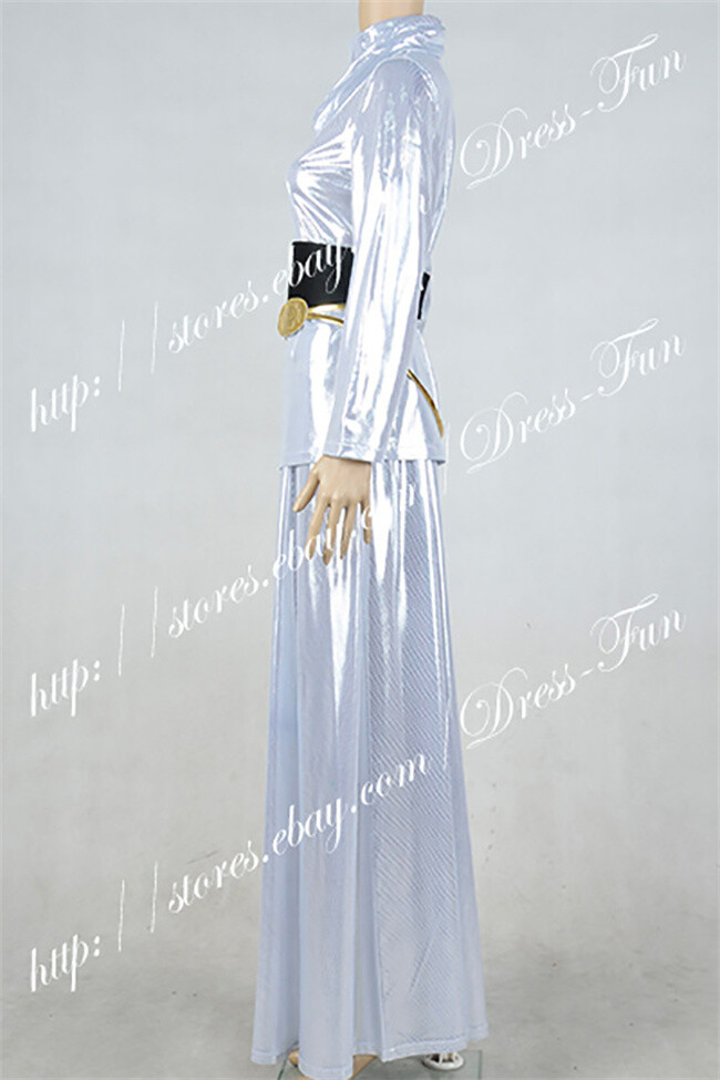 Caithlin Dar Costume fit The Final Frontier Cosplay Silver Dress | eBay