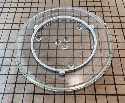Frigidaire Microwave Glass Turntable Plate w/ Support Ring 5304463314 ...