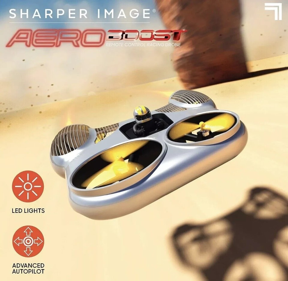 Sharper Image Toy RC Aeroboost Racing Drone with Autopilot New | eBay