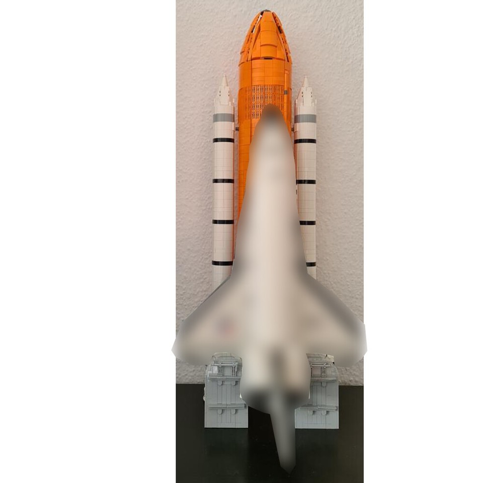 Space Shuttle Discovery 10283 Upgrade Tank and Booster with Stand MOC ...