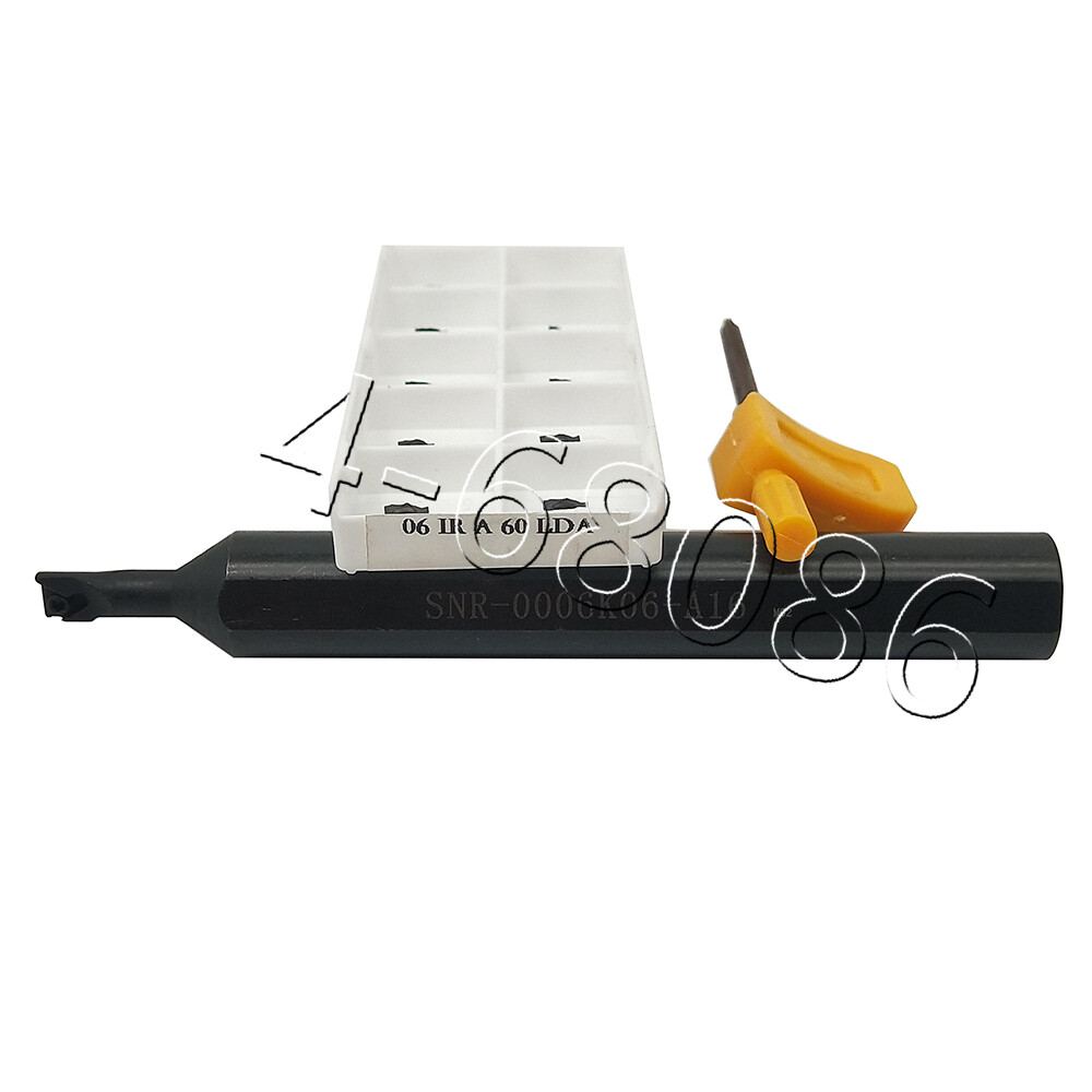 SNR0006K06-A16 6mm × 125mm boring bar +2PC 06IR A60 Thread blade ...