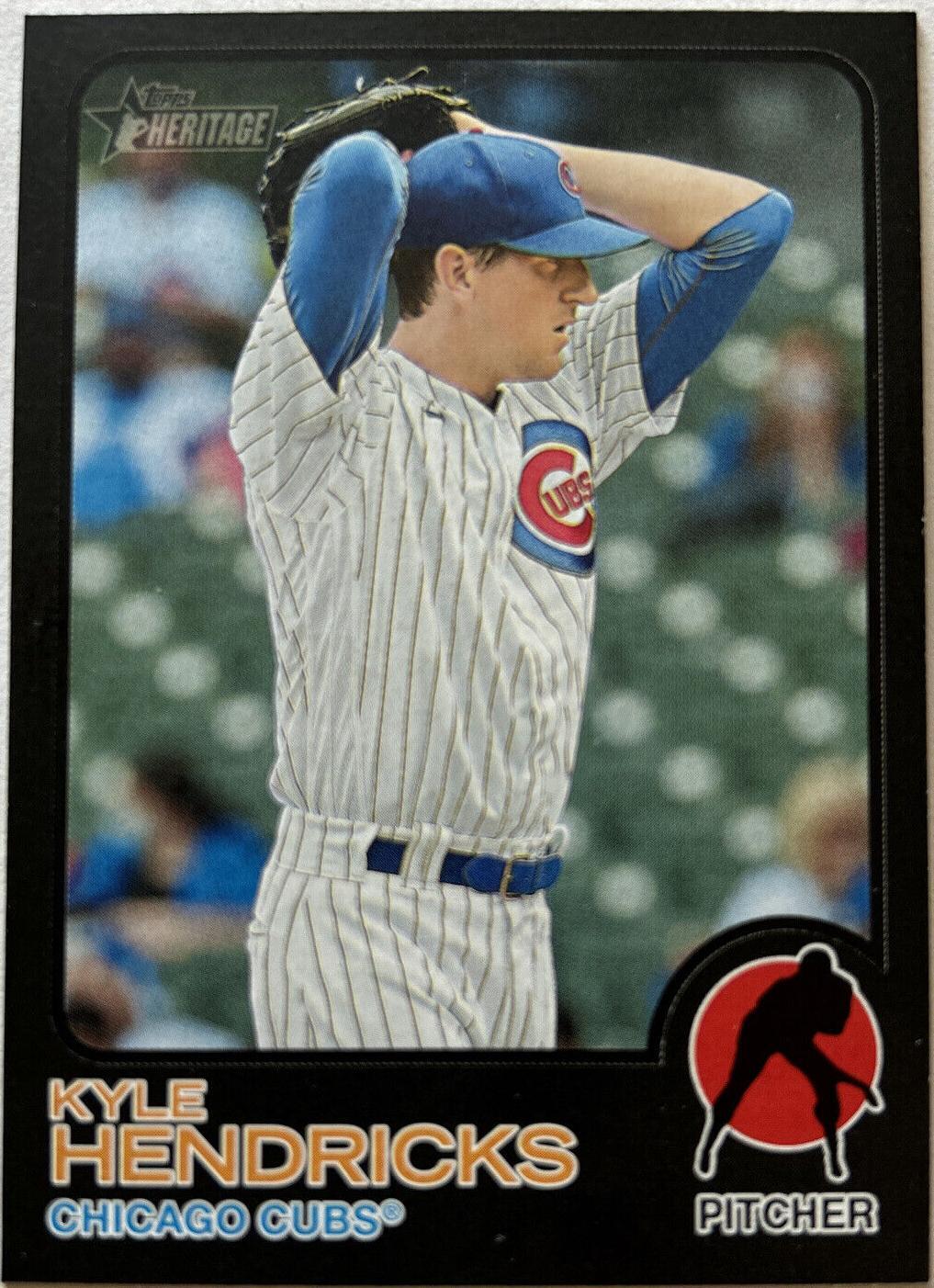 2022 Topps Heritage - Kyle Hendricks #235 Black Border /50 for sale ...