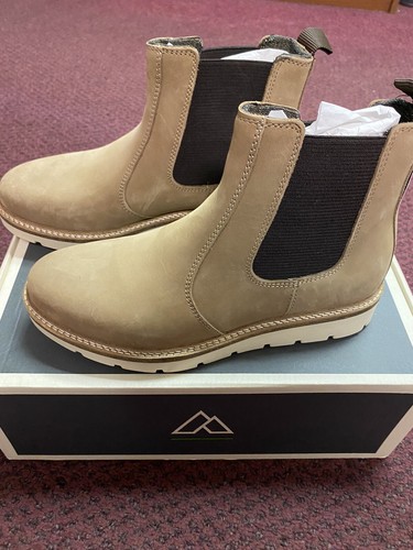 Alpine Design Women's Blaze Chelsea Boots Ivory Leather upper ...