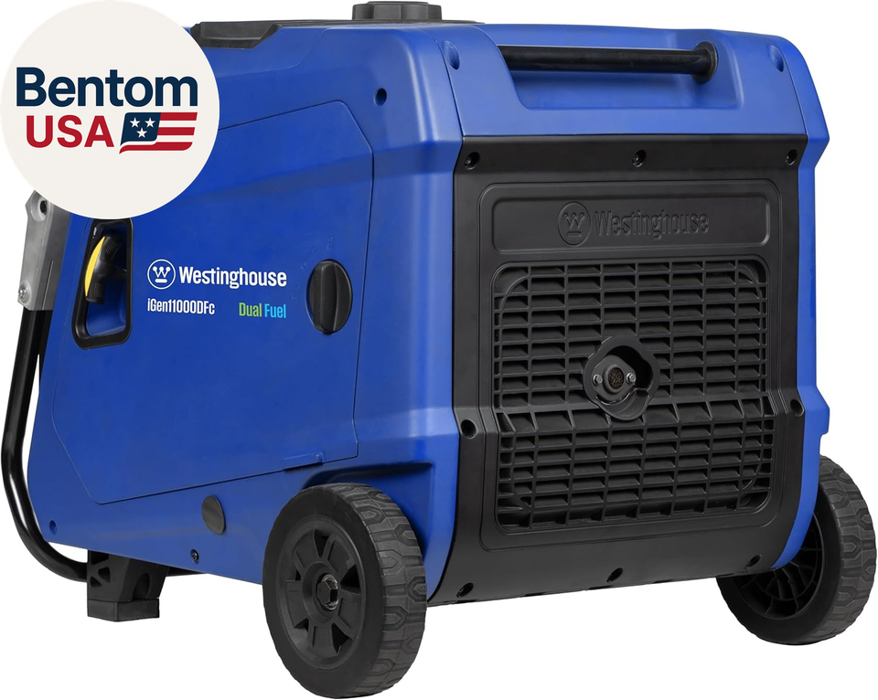 11000 Peak Watt Dual Fuel Portable Inverter Generator, Remote Electric ...