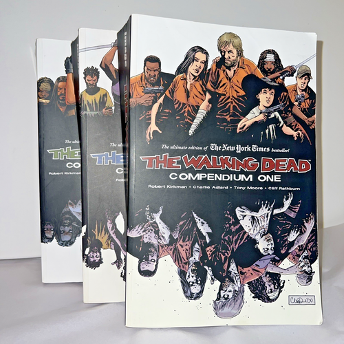 The Walking Dead Compendium Vol 1 2 3 Set / Lot Kirkman Image Comic ...