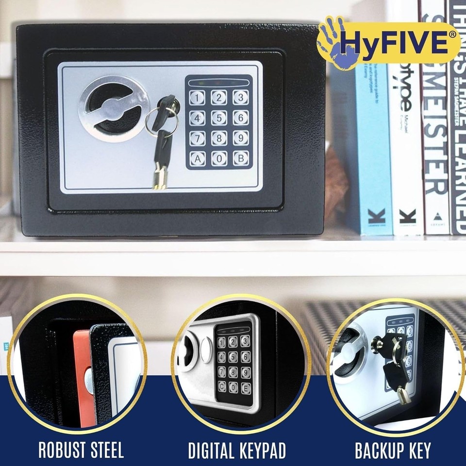 Dual Entry Portable Steel Safe – Ideal for Valuables & Essential ...