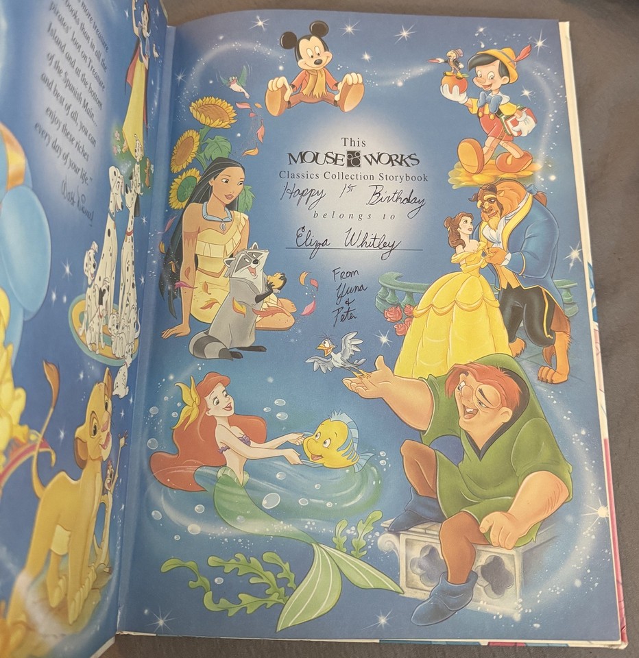 Mouse Works 1993 Classic Storybook Collection Walt Disney's Alice in ...