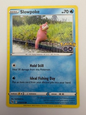 #019/078 Slowpoke Normal Common - Pokémon Go English NM | eBay