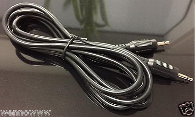 6ft Shield 3.5mm 1/8" Male Mini Plug To Male Monaural Mono 12 Volt ...