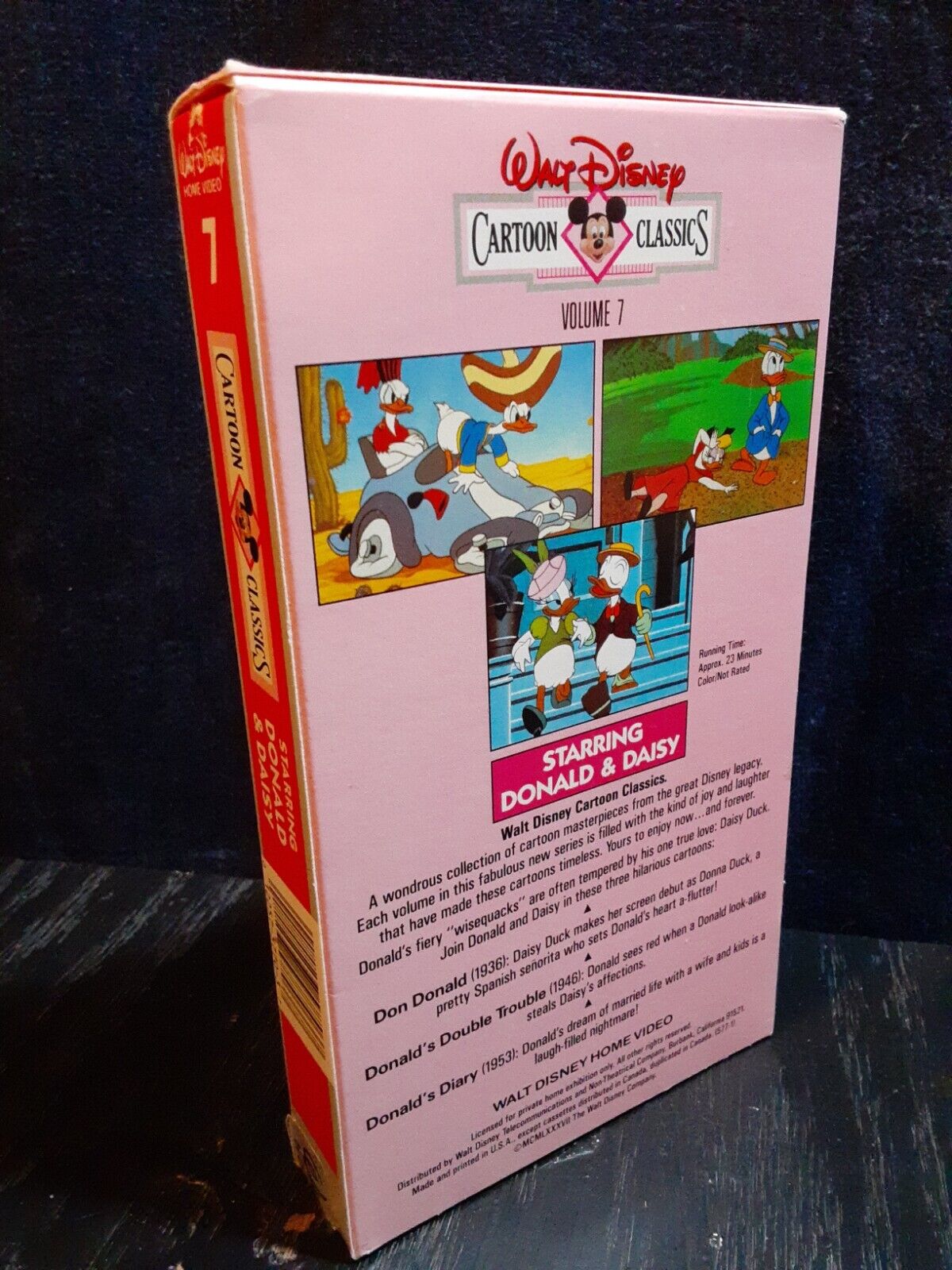 Walt Disney Cartoon Classics V 7 Starring Donald Daisy Vhs 1991