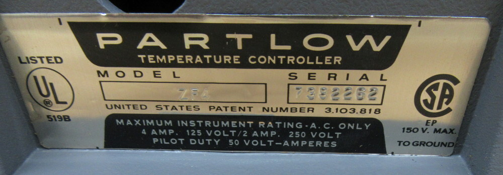 Partlow HKL P220 10FT Temperature Control HKLP22010FT | eBay
