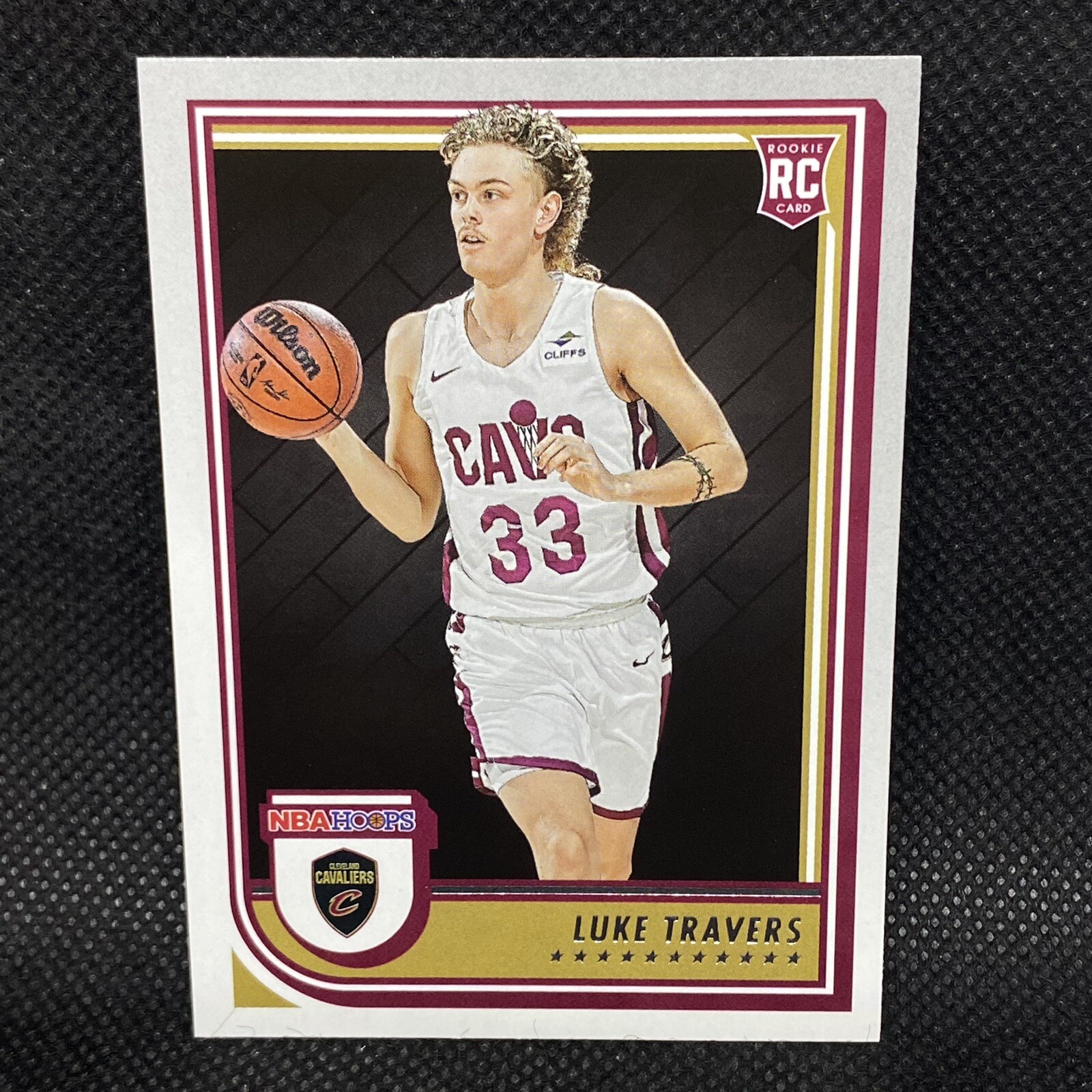 2022-23 Panini NBA Hoops Luke Travers RC Cleveland Cavaliers Rookie ...