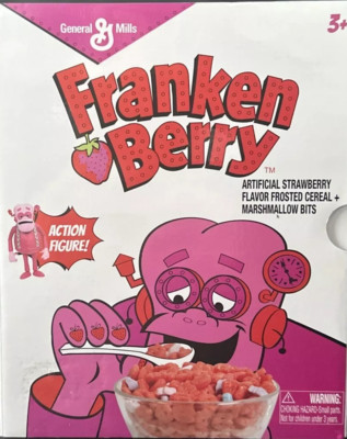 General Mills FRANKEN BERRY 6" Cereal Monsters Action Figure - Jada ...