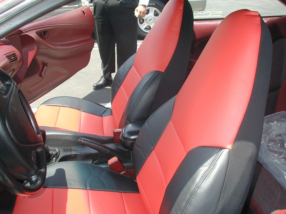 FORD PROBE 1993-1997 IGGEE S.LEATHER CUSTOM FIT SEAT COVER 13COLORS ...
