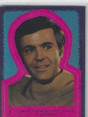 Star Trek The Motion Picture Chekov Sticker #4 Mint/Near Mint | eBay