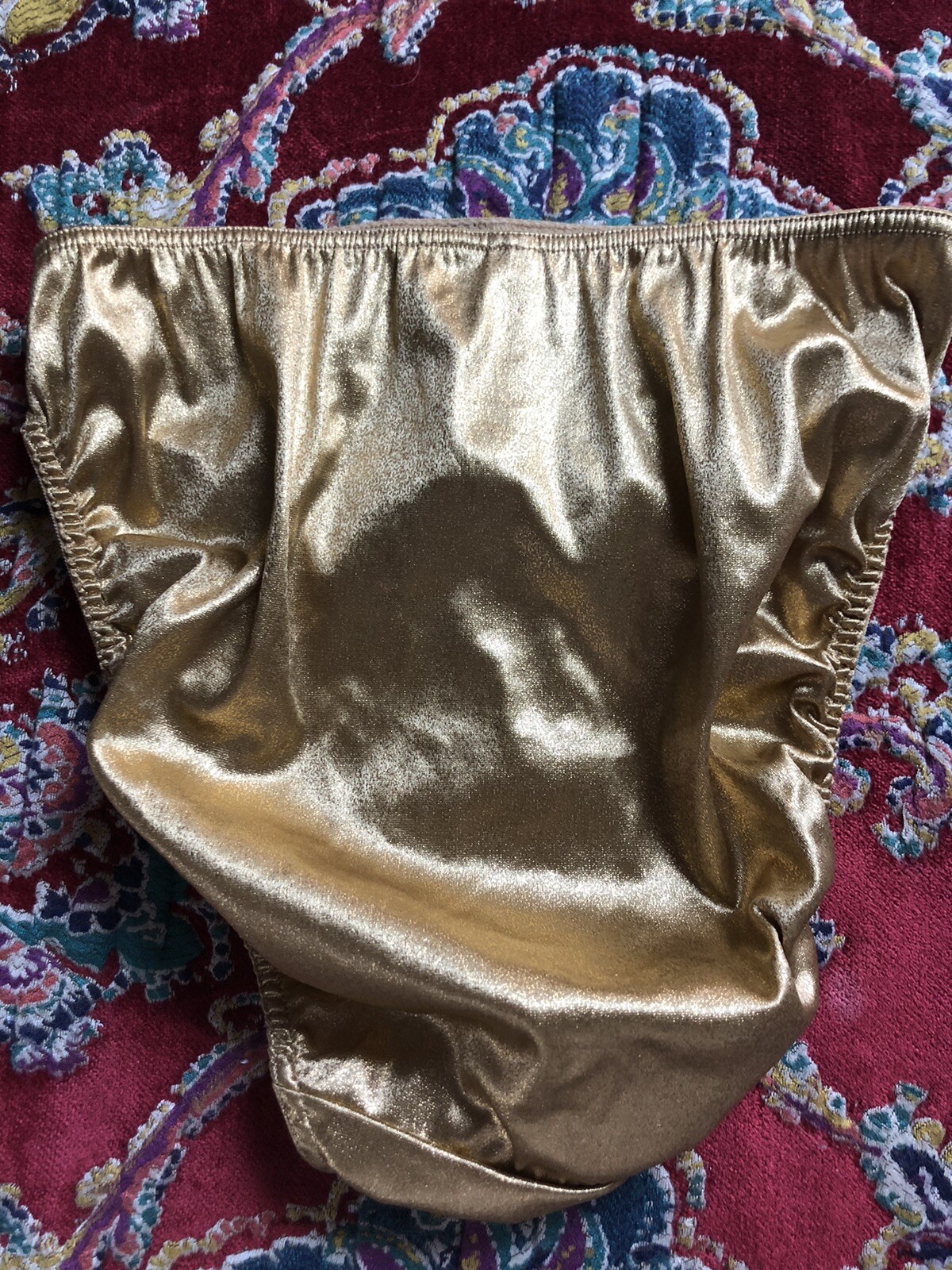 Y2K Gold Metallic Victoria's Secret Second Skin Satin… - Gem