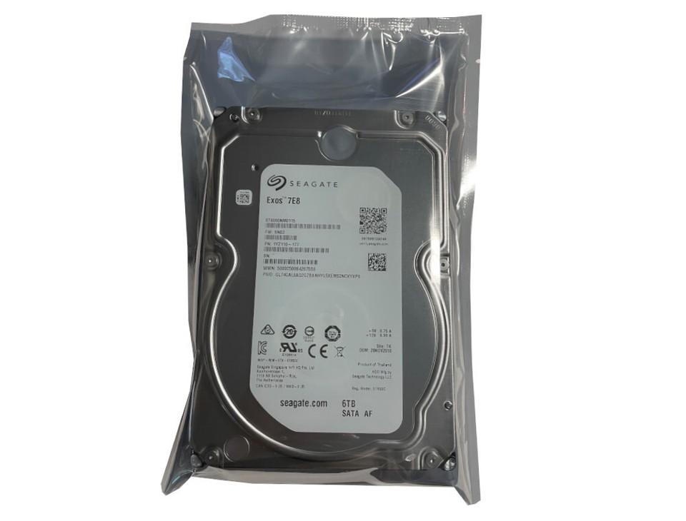 Seagate Exos 7E8 6TB 7200RPM 256MB SATA 6Gb/s Enterprise Hard Drive ...