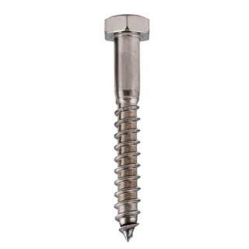 M6 (6mm) Hex Head Coach Screws - Stainless Steel - Grade 316 - Coarse ...