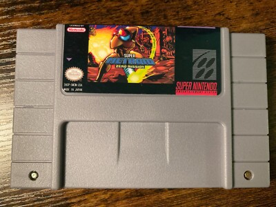 Super Metroid Zero Mission SNES 16-Bit Rom Game Cart USA NTSC English ...