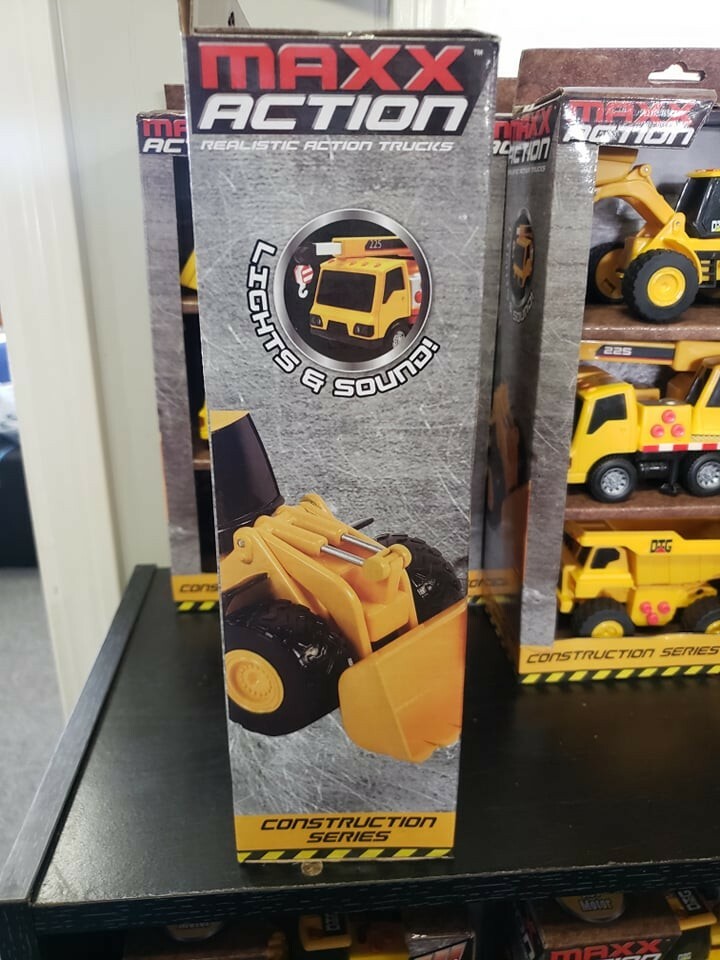 Maxx Action Realistic Action Trucks Lights & Sound Construction Series ...