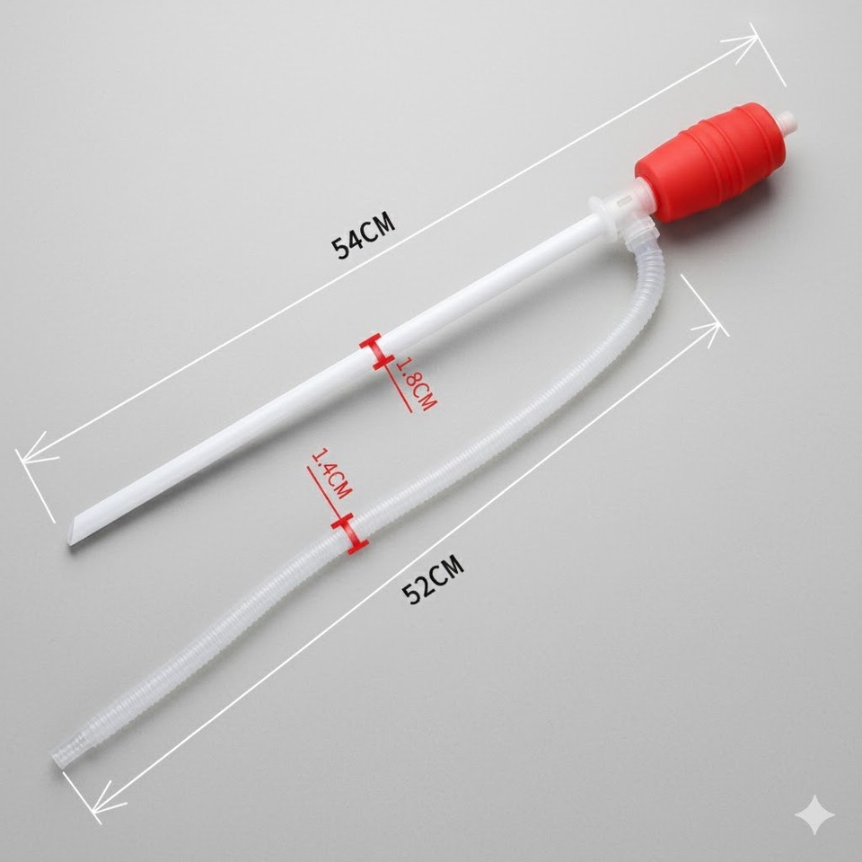 Manual Hand Syphon siphon pump - Liquid Transfer water Petrol & Diesel ...