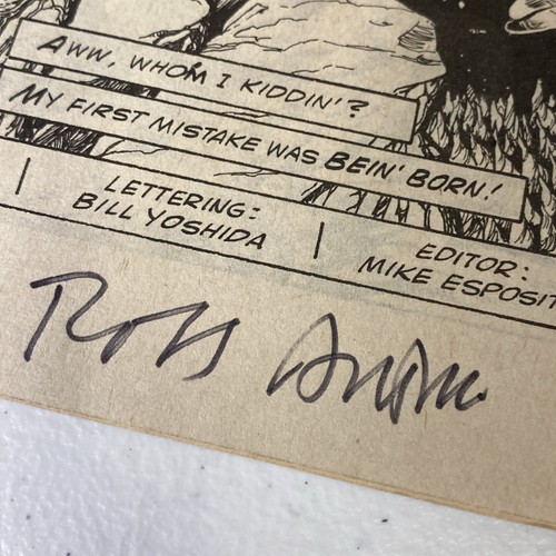 1970s Artist ROSS ANDRU - SIGNED AUTOGRAPH AMAZING SPIDERMAN #129 ...