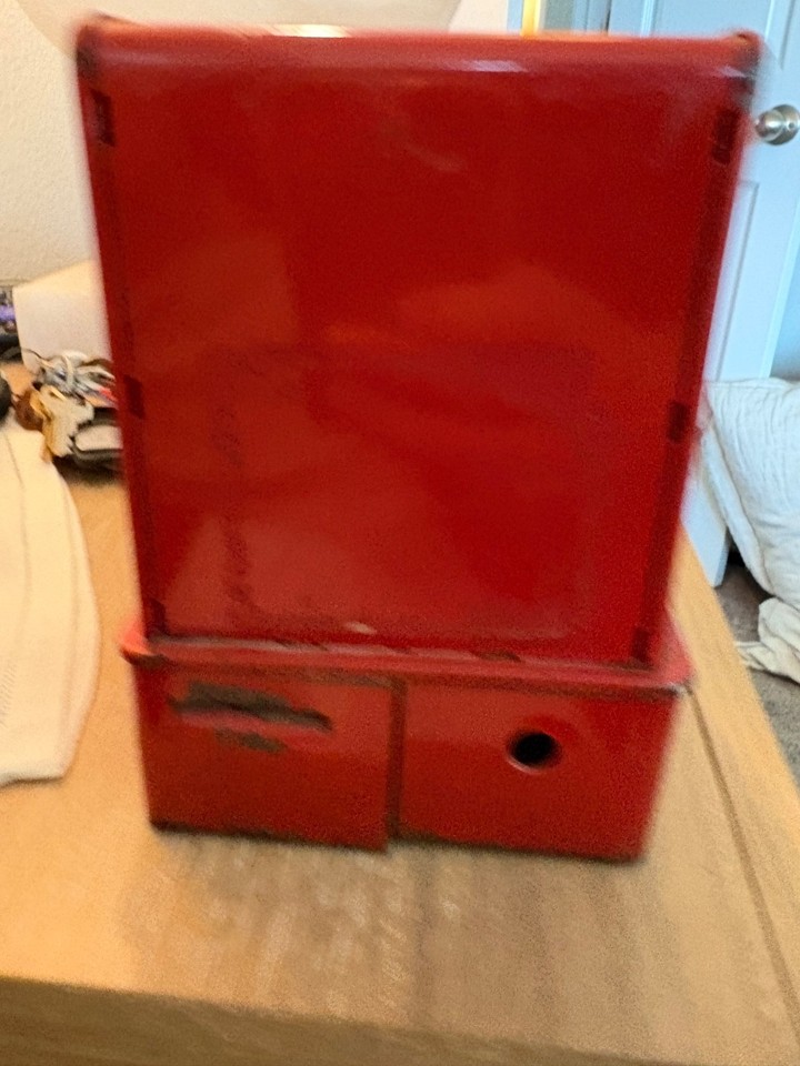 Vintage Uncle Sams 3 Coin Register Bank Red Made In Japan 1950s-1960s ...