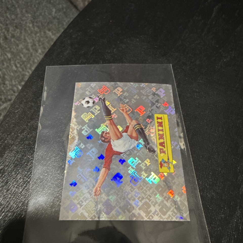 Panini World Cup 2026 Sticker 00 Bicycle Kick Shiny Foil Emblem Logo ...