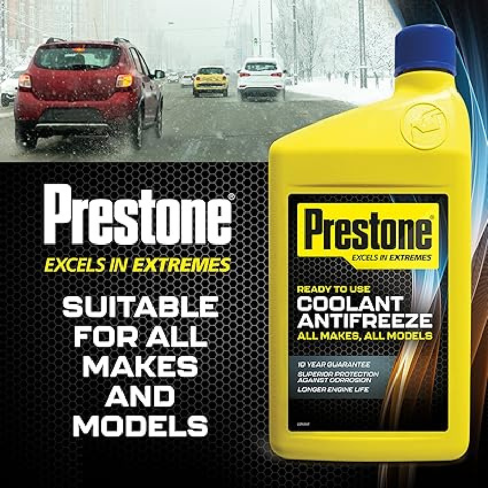 Prestone Coolant Antifreeze Ready To Use Mixed Summer Winter Engine 1L ...