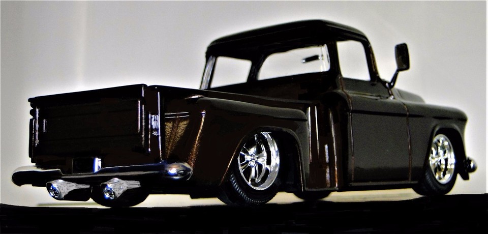 Ford Pickup Truck Custom Built1950Wagon Hot Rat Rod Metal Body Model ...