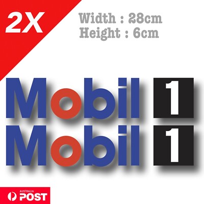 Mobil 1 Motor Oil Logo - MOBIL 1 Logo Laptop , Car Vinyl Sticker | eBay ...