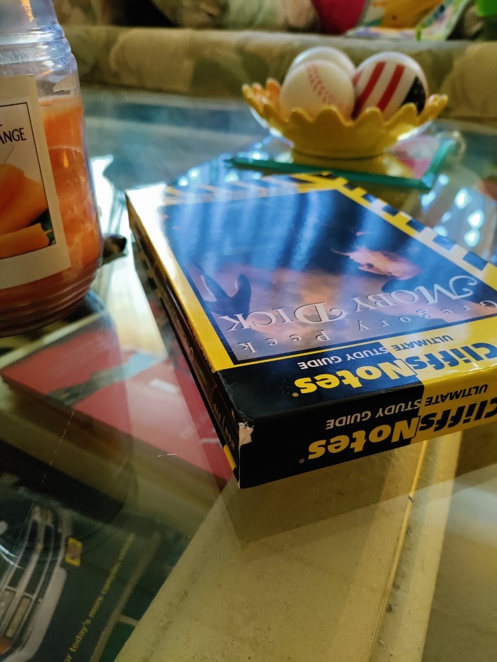 CLIFFSNOTES ULTIMATE STUDY GUIDE MOBY DICK BOOK AND DVD GREGORY PECK ...