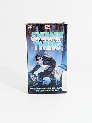 Blockbuster Rental Swamp Thing VHS Embassy 1986 Wes Craven Cult Monster ...