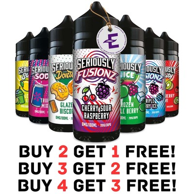 Seriously Doozy Vape eliquid 100ml Shortfill Juice 70/30 0mg No ...